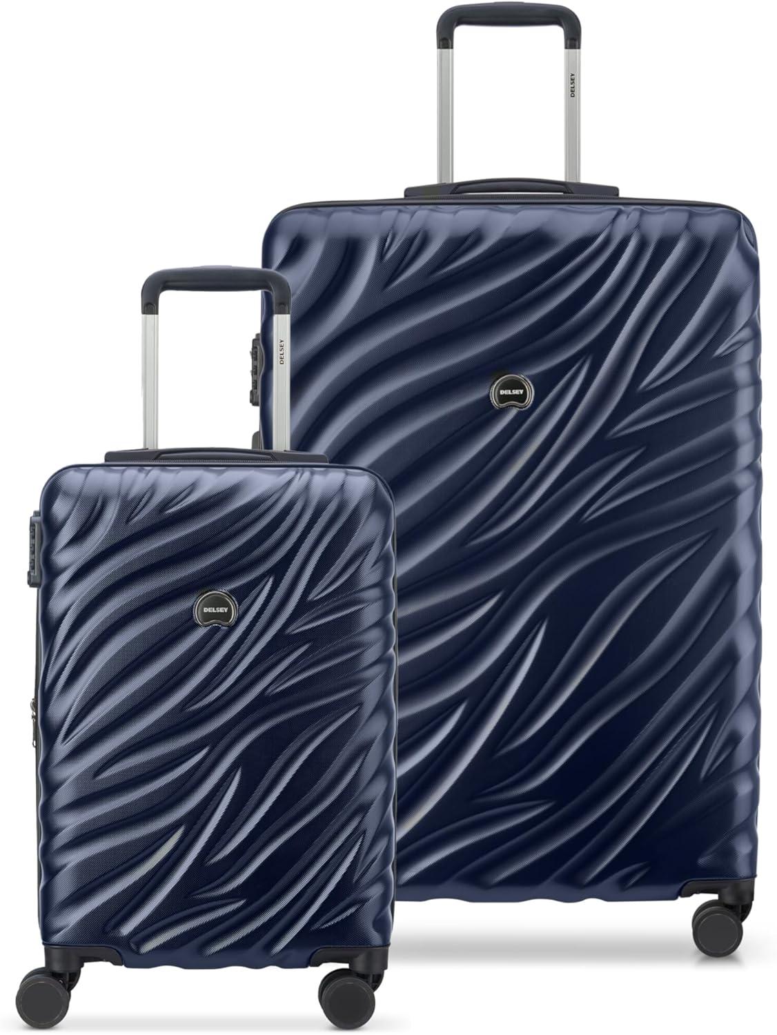 DELSEY PARIS Alexis Hardside, Medium Checked, Expandable Luggage with 4 ...