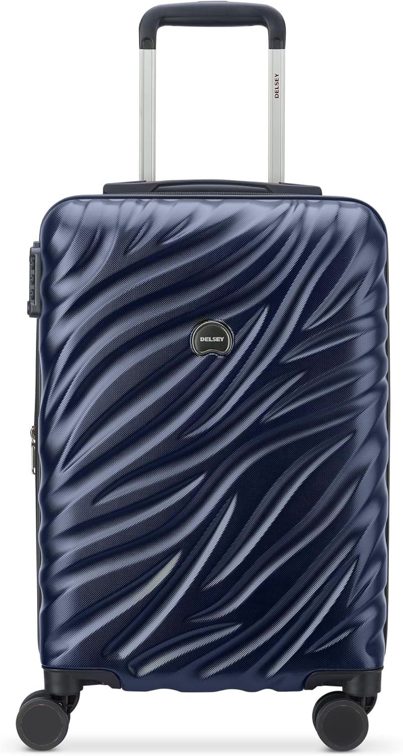 DELSEY PARIS Alexis Hardside, Medium Checked, Expandable Luggage with 4 ...